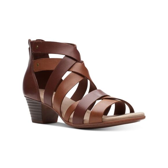 Clarks | Shoes | Nwt Collection By Clarks Womens Brown Strap Valarie ...